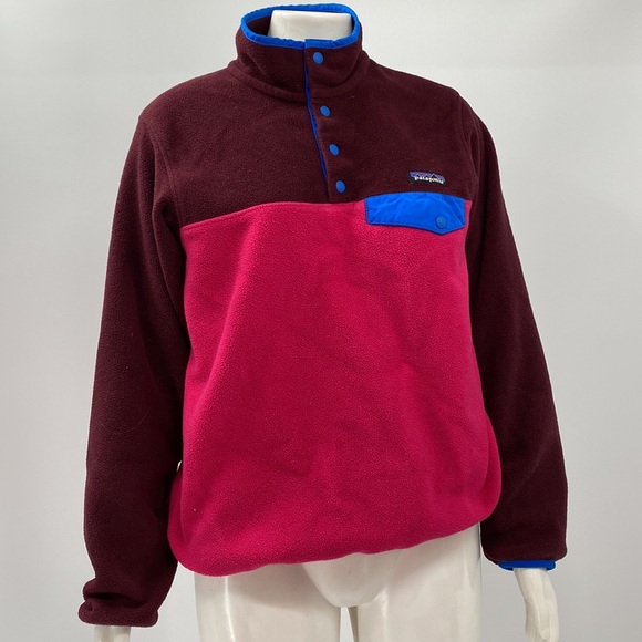Patagonia | Tops | Patagonia Synchilla Color Block Small | Poshmark
